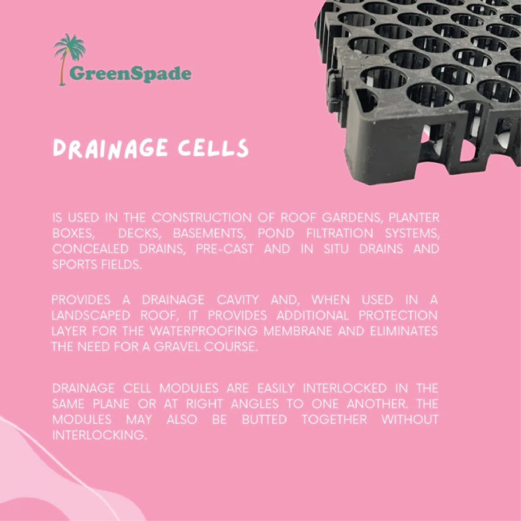 Drainage Cell (100cm x 50cm x 3cm) - Greenspade
