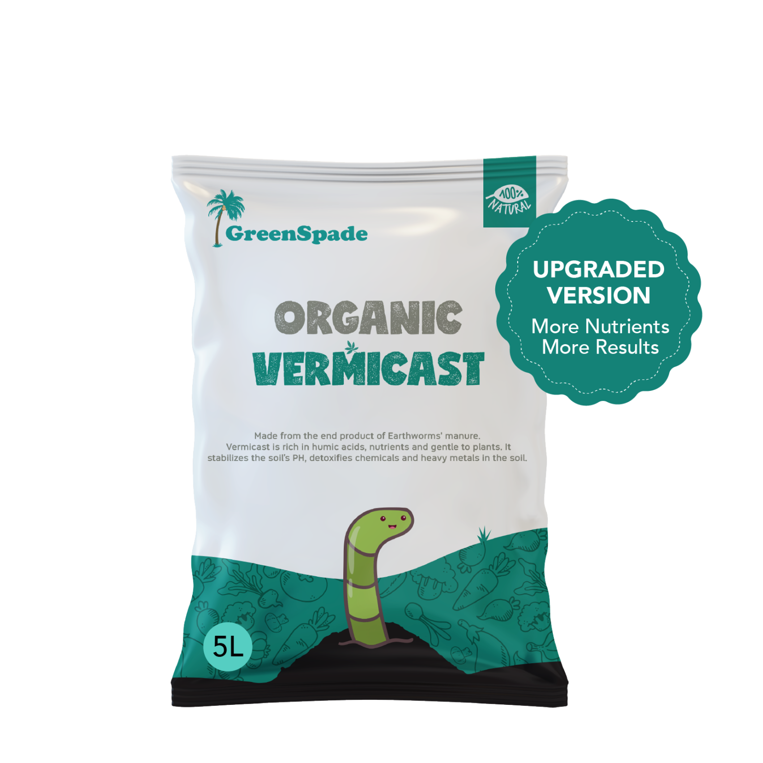 Organic Vermicast (Upgraded Version) - Greenspade