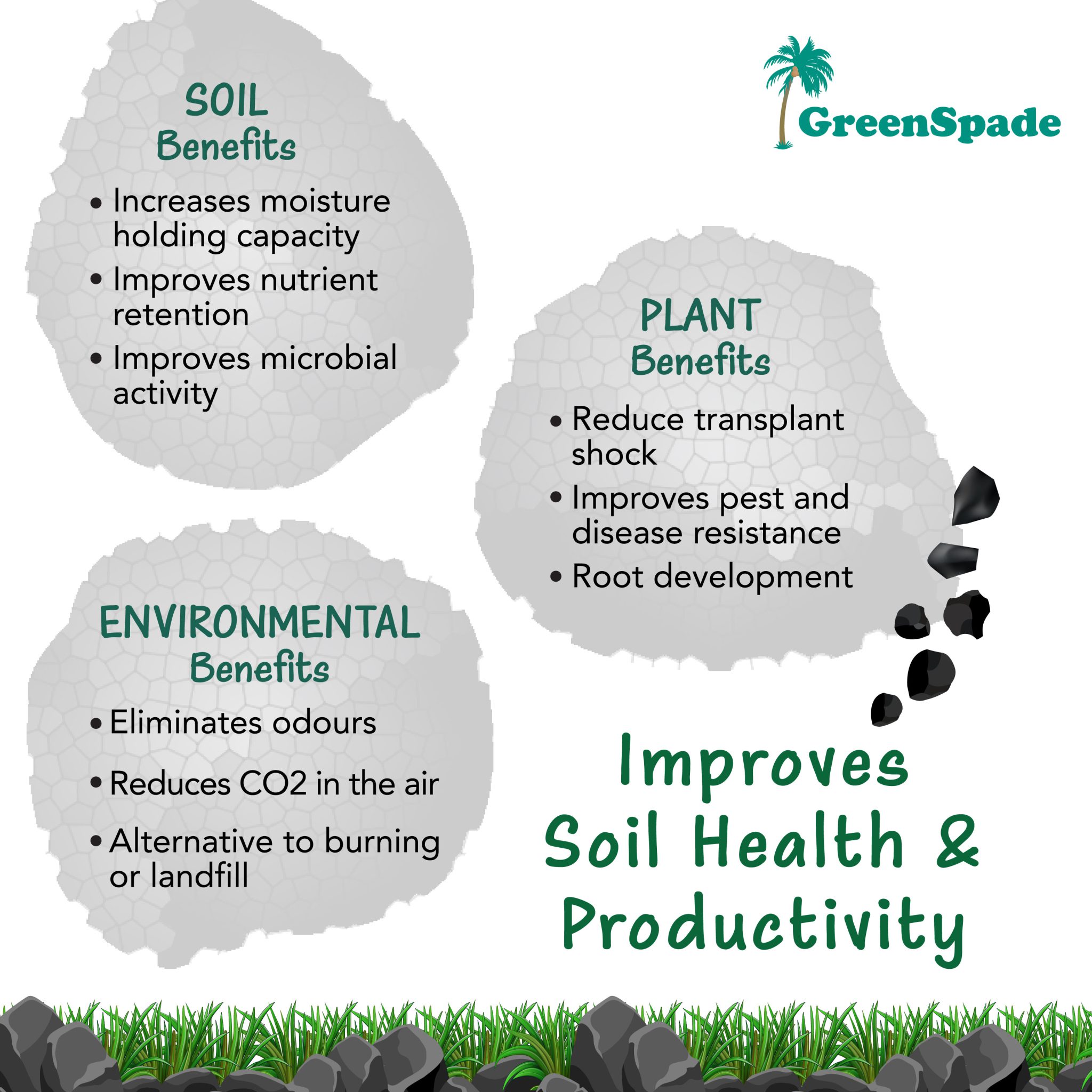 Micronized Biochar 2.5L - Greenspade