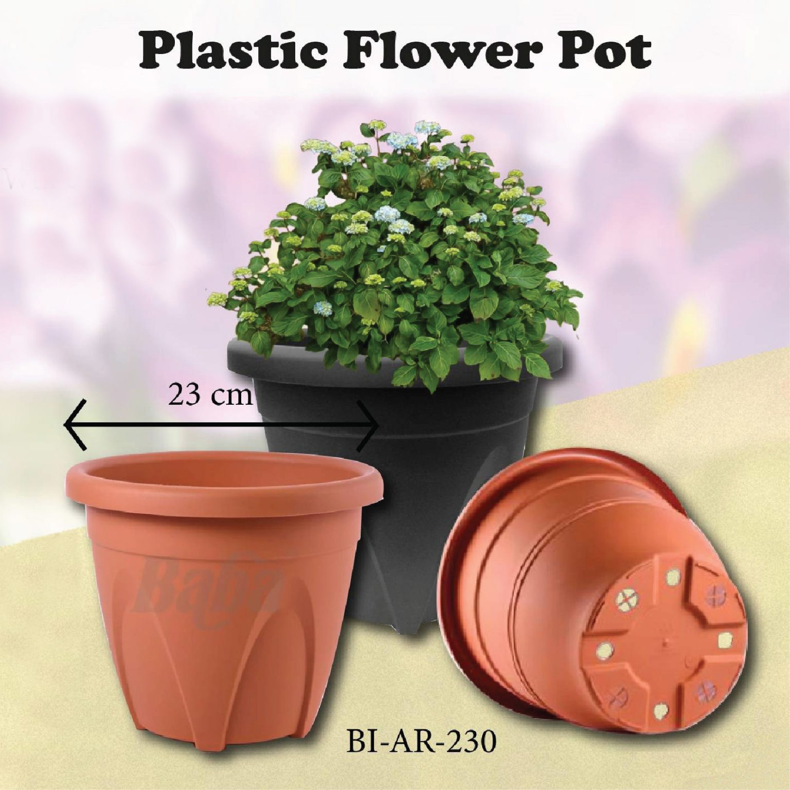 BABA BI-AR-230 Planter Box (Cotta) - Greenspade